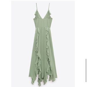 Zara | Dresses | Zara Ruffle Dress | Poshmark